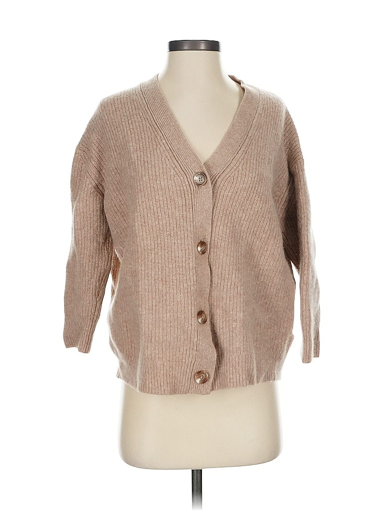 Quince 100% Cashmere Tan Cashmere Cardigan Size XS - 54% off | ThredUp