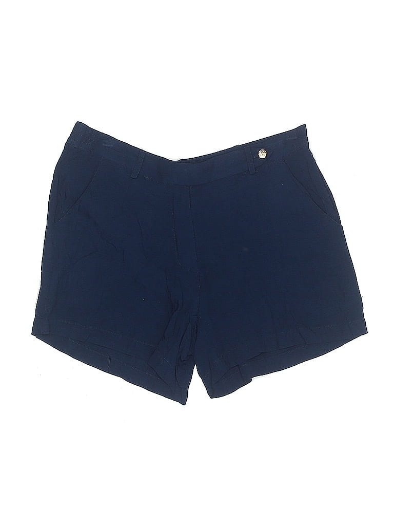 Escapada 100% Rayon Solid Blue Shorts Size XS - 64% off | ThredUp