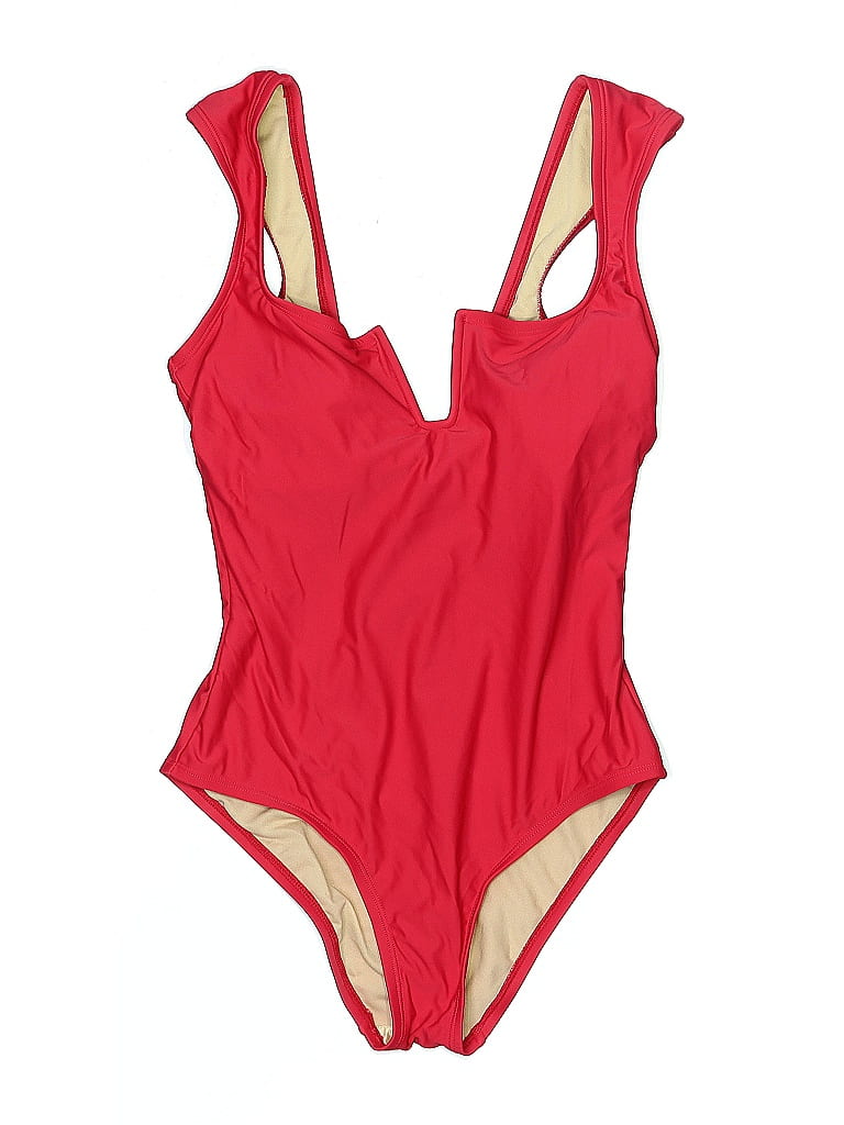 Kona Sol Solid Red One Piece Swimsuit Size S - 28% off | ThredUp