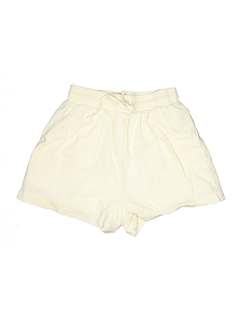 Zeagoo 100% Cotton Solid Ivory Shorts Size S - 31% off | ThredUp