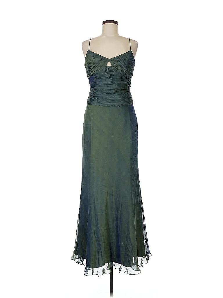 Morrell Maxie 100% Silk Green Cocktail Dress Size 8 - 59% off | ThredUp