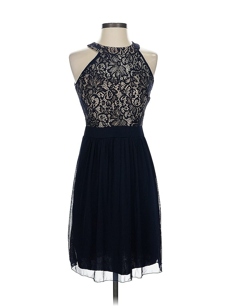 En Focus Studio Blue Cocktail Dress Size 4 - 58% off | ThredUp