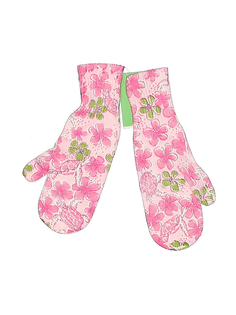 Lilly Pulitzer 100% Acrylic Pink Mittens One size (youth) - 39% off ...