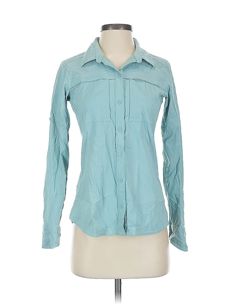 REI Co Op Teal Long Sleeve Polo Size XS - 69% off | ThredUp