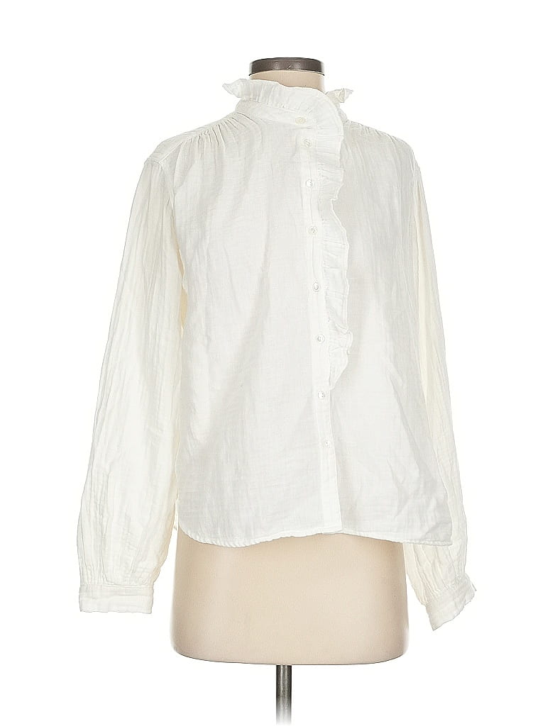 Velvet by Graham & Spencer White Long Sleeve Blouse Size XS - 73% off ...