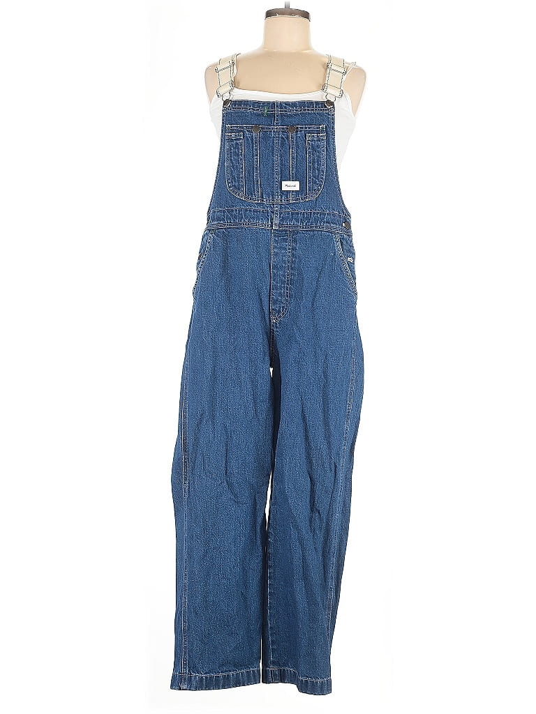 Madewell 100% Cotton Blue Overalls Size M - 47% off | ThredUp