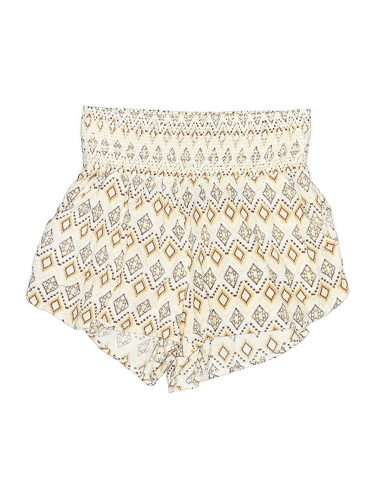 Rewash 100% Rayon Print Ivory Shorts Size XL - 23% off | ThredUp