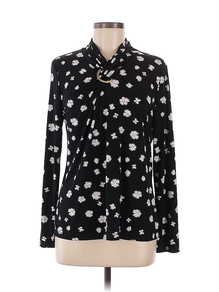 Liz Claiborne Black Long Sleeve Blouse Size M - 63% off | ThredUp