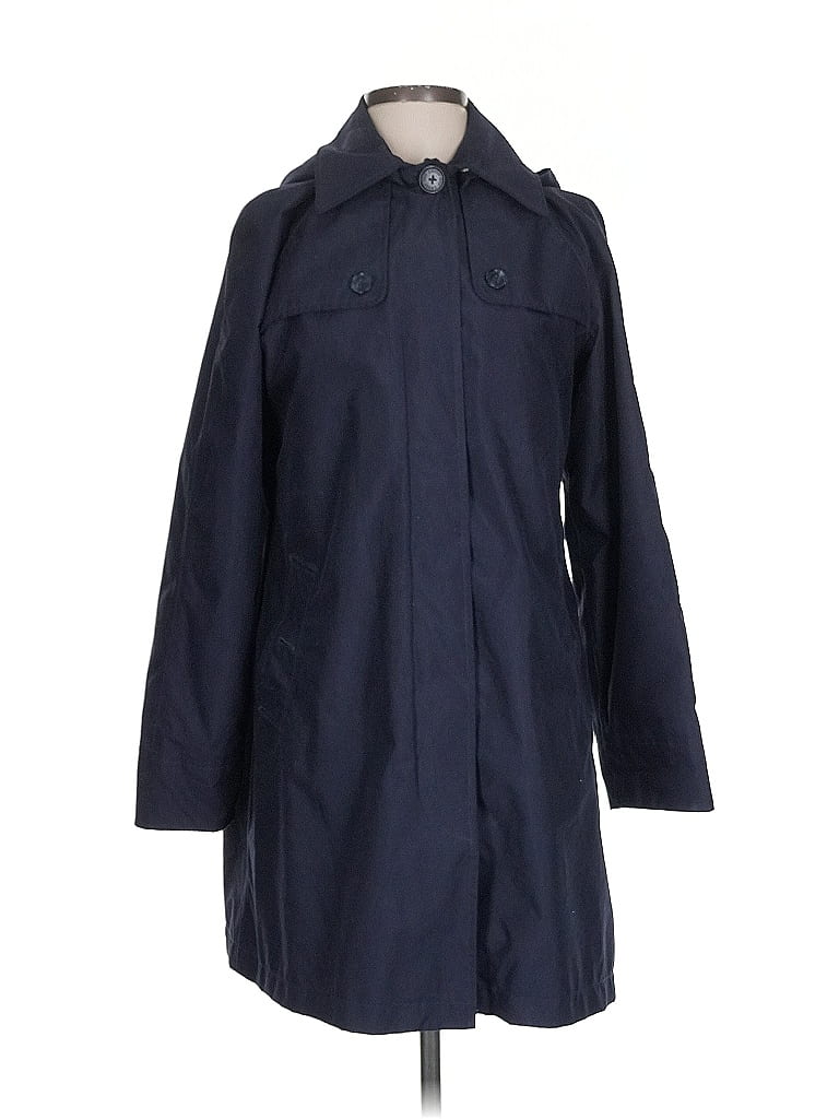 Lands' End 100% Polyester Blue Raincoat Size XS - 69% off | ThredUp