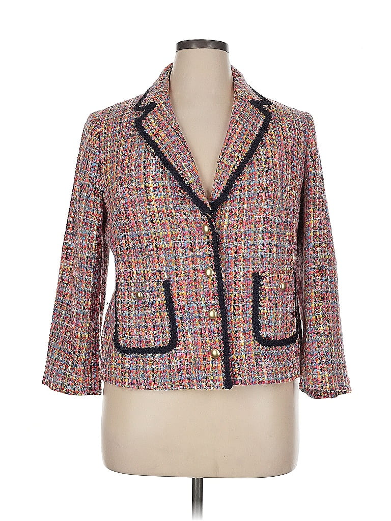 Talbots Tweed Pink Blazer Size 14 - 76% off | ThredUp