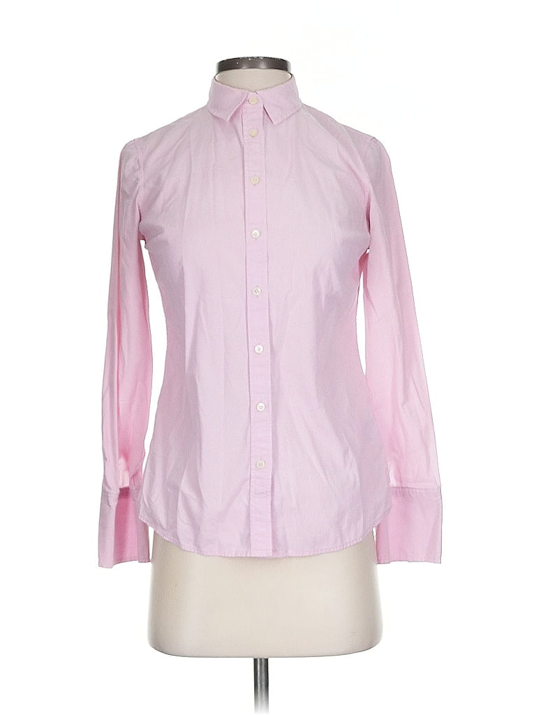 Banana Republic Pink Long Sleeve Button-Down Shirt Size 0 - 73% off | ThredUp