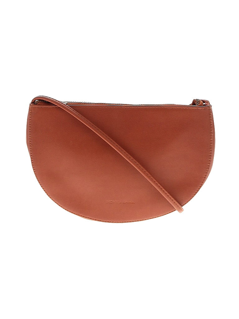MONK & Anna Solid Tan Brown Crossbody Bag One size - 56% off | ThredUp