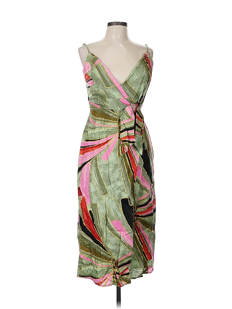 Jason Wu Tropical Green Cocktail Dress Size 6 - 78% off | ThredUp