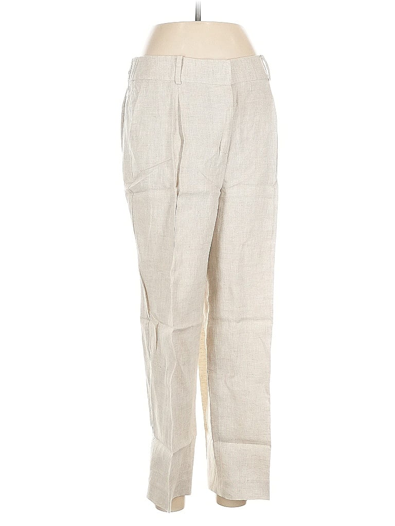 Talbots 100% Linen Ivory Linen Pants Size 8 - 70% off | ThredUp
