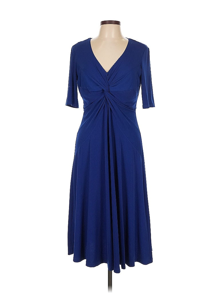 Signature by Robbie Bee Blue Cocktail Dress Size L - 63% off | ThredUp