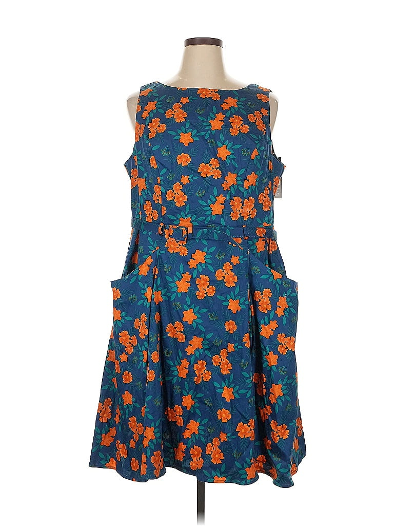 ModCloth x Camp Collection Blue Cocktail Dress Size 16 - 66% off | ThredUp