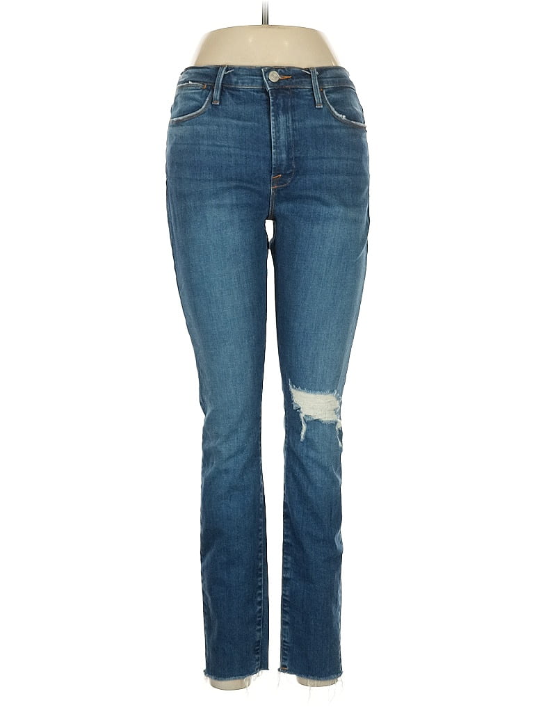 FRAME Color Block Blue Jeans Size 30 waist - 80% off | ThredUp