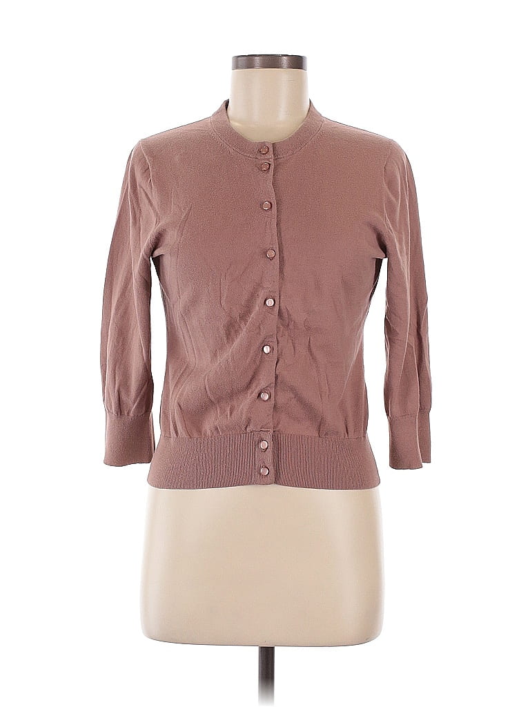 J.Crew Factory Store 100% Cotton Brown Cardigan Size M - 57% off | ThredUp