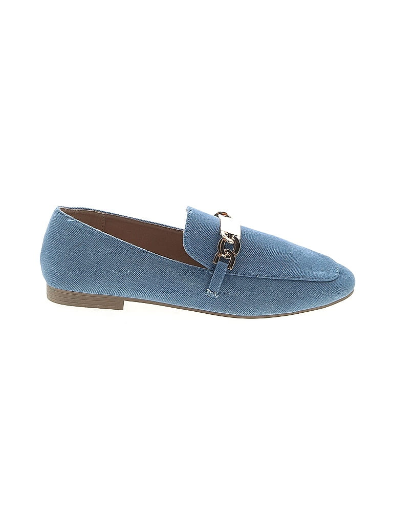 Yoki Blue Flats Size 8 1/2 - 54% off | ThredUp