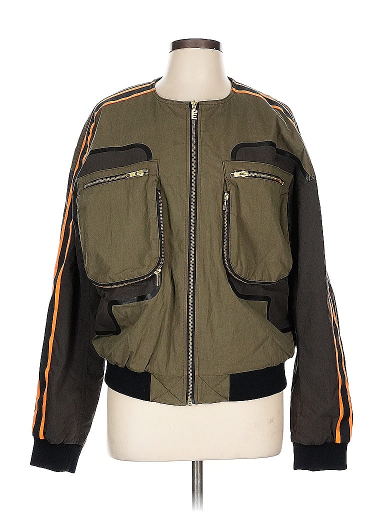 P.E Nation Color Block Green Jacket Size L - 72% off | ThredUp