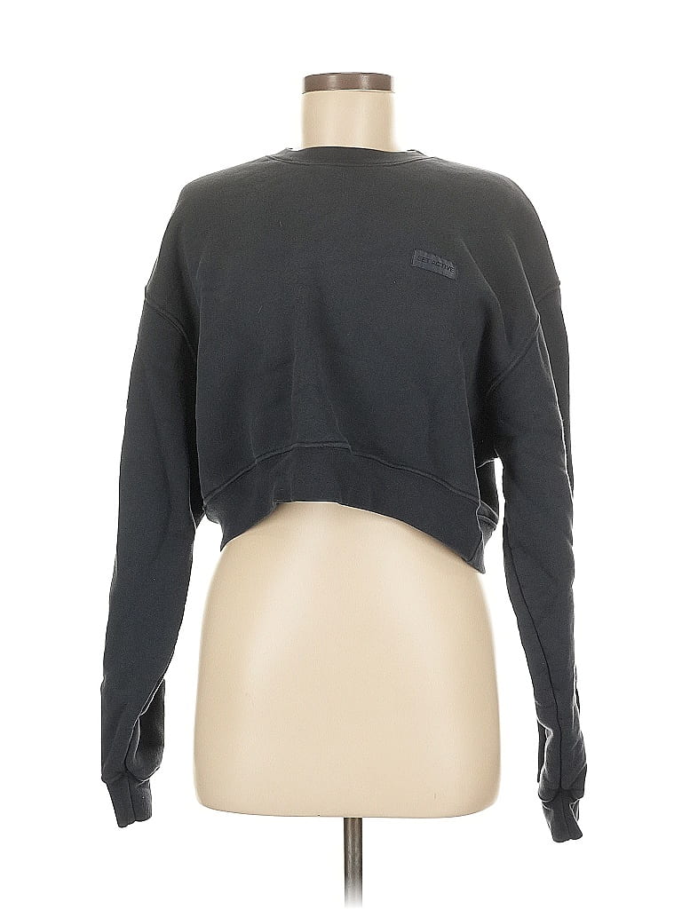 Set Active 100% Cotton Black Blue Sweatshirt Size M - 63% off | ThredUp