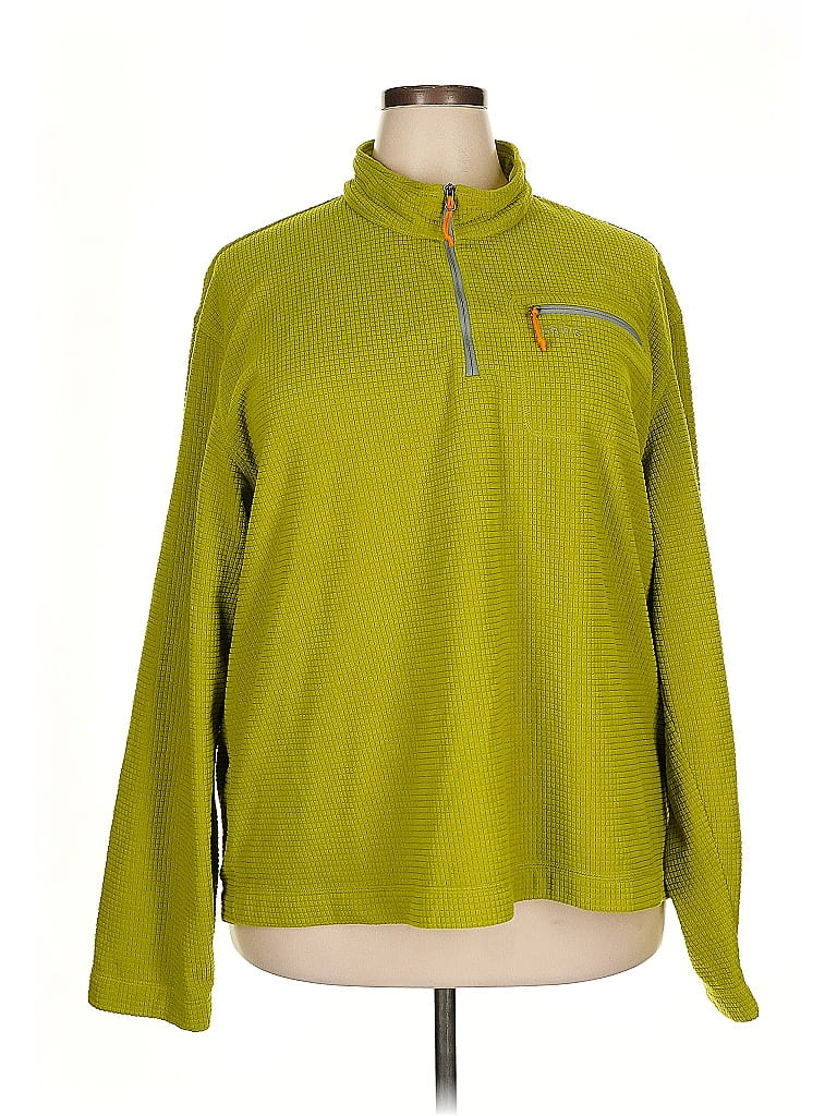 Orvis 100% Polyester Green Pullover Sweater Size XXL - 69% off | ThredUp