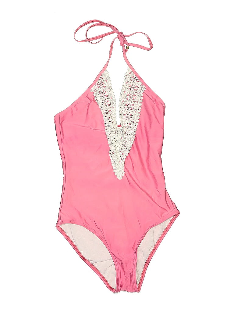 Zella Color Block Pink One Piece Swimsuit Size S - 59% off | ThredUp