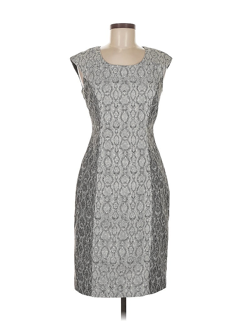 Kay Unger Graphic Gray Black Cocktail Dress Size 8 - 78% off | ThredUp