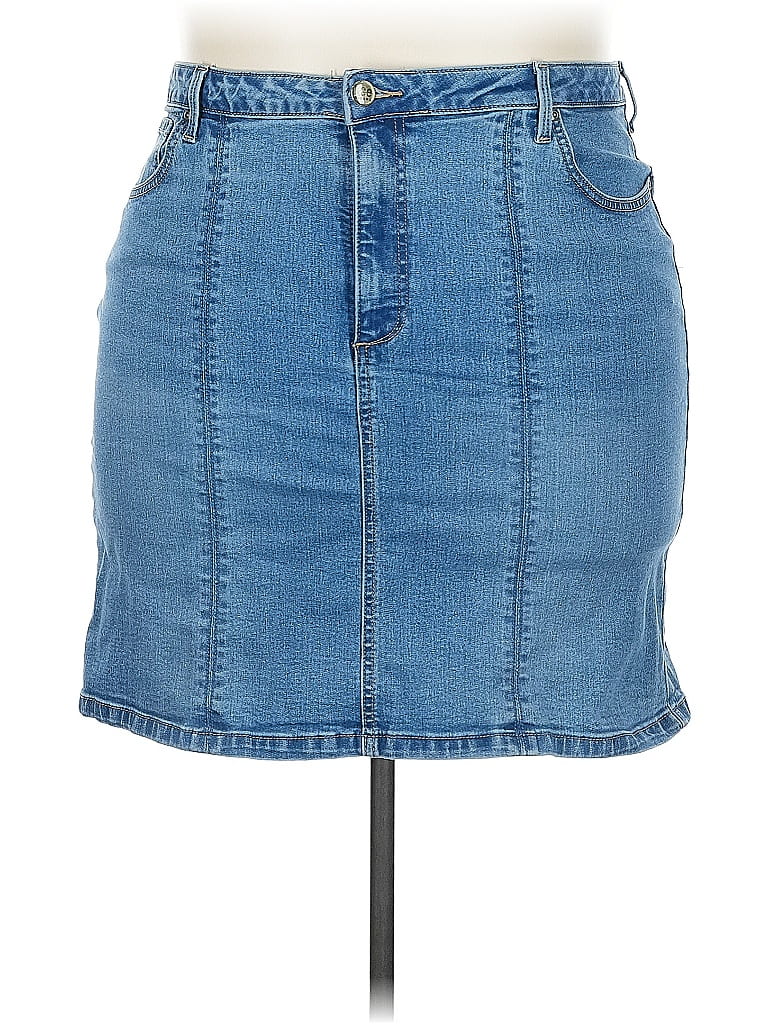 Lee Blue Denim Skirt Size 22 - 47% off | ThredUp
