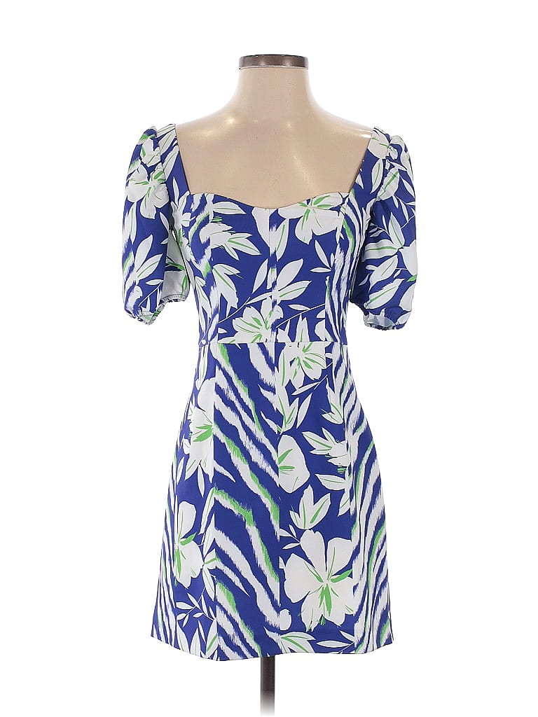 French Connection Tropical Blue Cocktail Dress Size 2 - 73% off | ThredUp