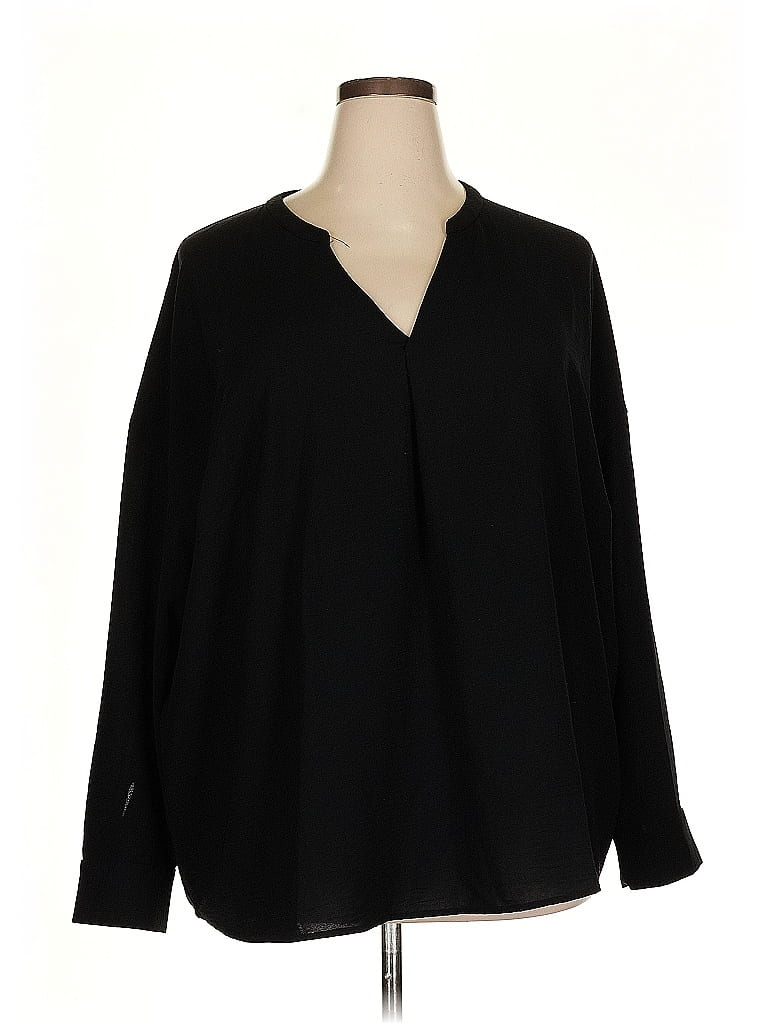 Alfani Black Long Sleeve Blouse Size 3X - 65% off | ThredUp