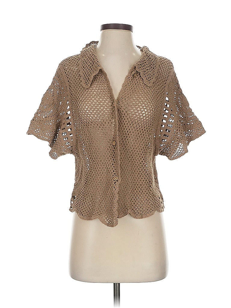 Vintage Havana Tan Cardigan Size S - 57% off | ThredUp