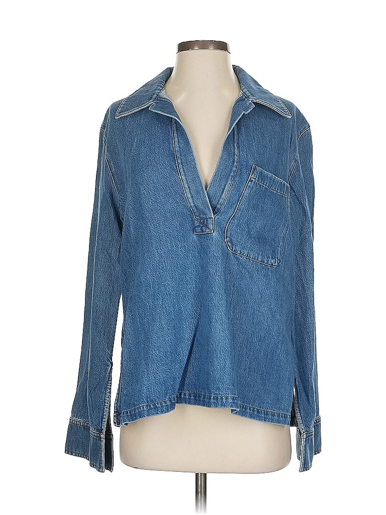 Cos Blue Long Sleeve Blouse Size 2 - 56% off | ThredUp