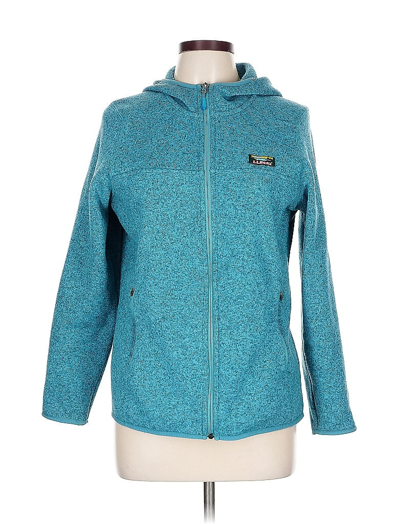 L.L.Bean 100% Polyester Teal Jacket Size L - 51% off | ThredUp