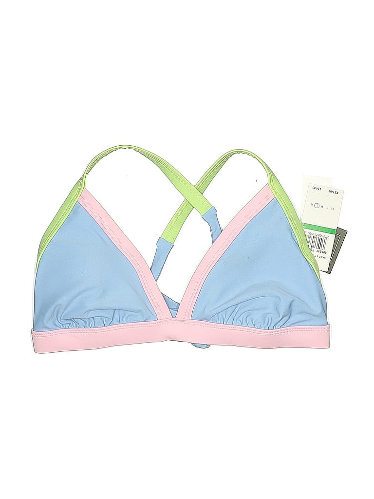 Salt + Cove Color Block Blue Swimsuit Top Size L - 44% off | ThredUp