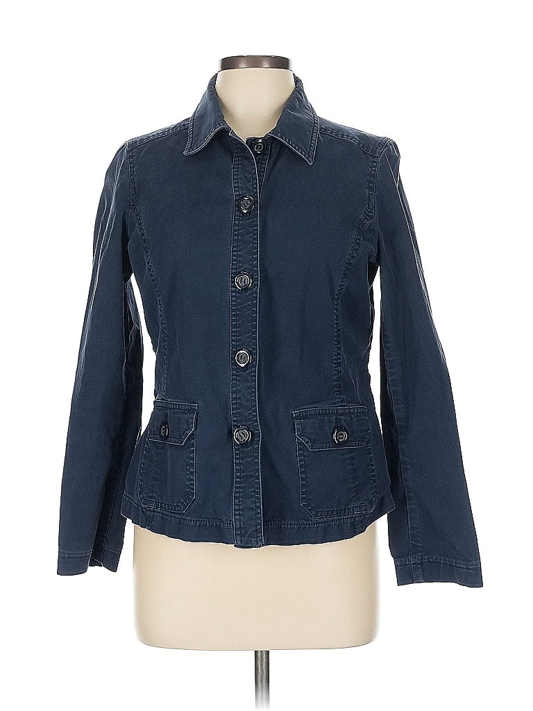 Liz Claiborne Blue Denim Jacket Size 12 - 57% off | ThredUp