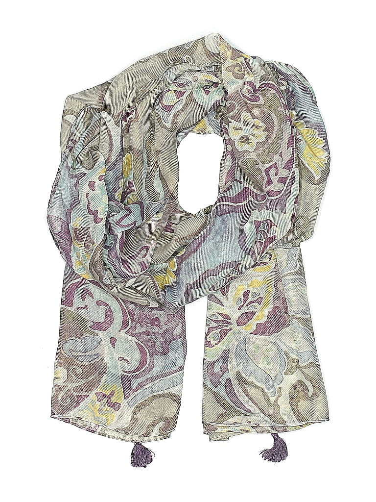 CAbi 100% Silk Paisley Gray Silk Scarf One size - 56% off | ThredUp