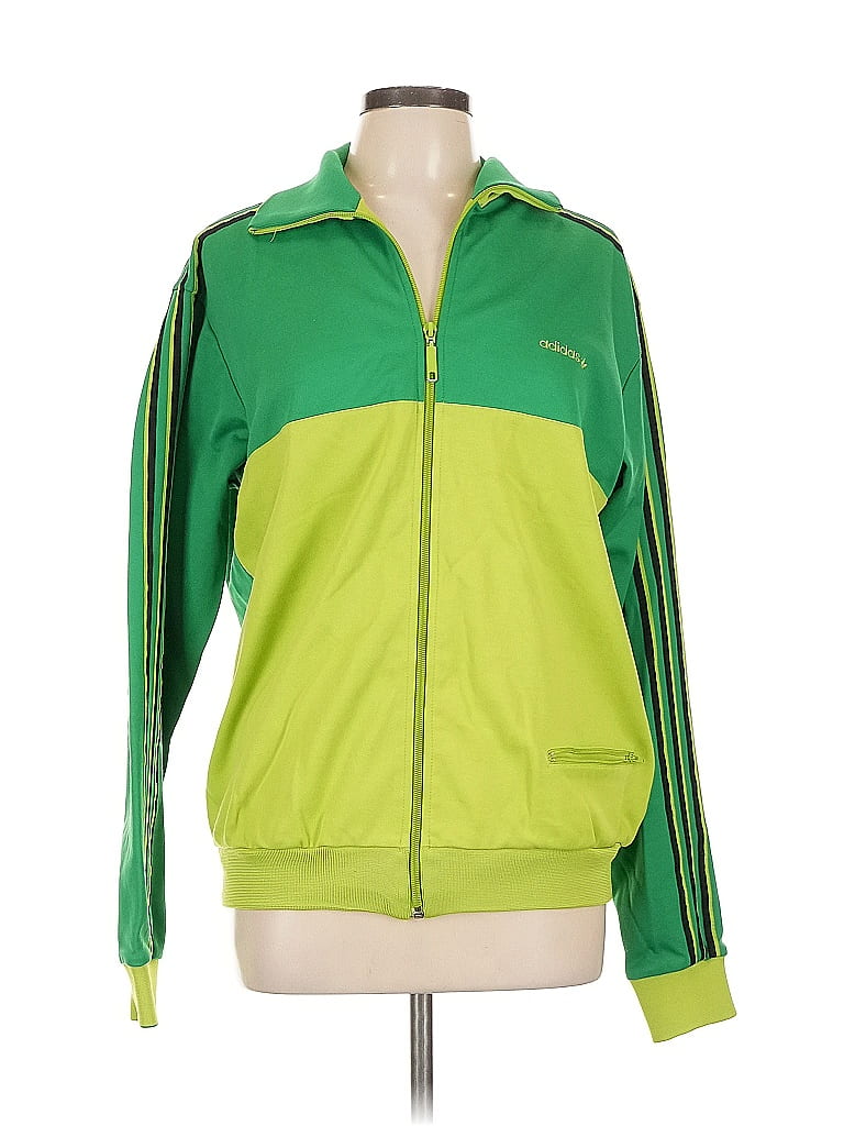 Adidas Green Track Jacket Size L - 64% off | ThredUp