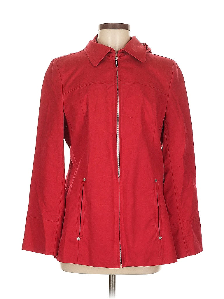 Calvin Klein Red Jacket Size M (petite) - 70% off | ThredUp