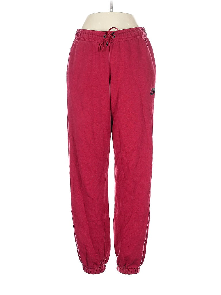 Nike Red Track Pants Size M - 52% off | ThredUp