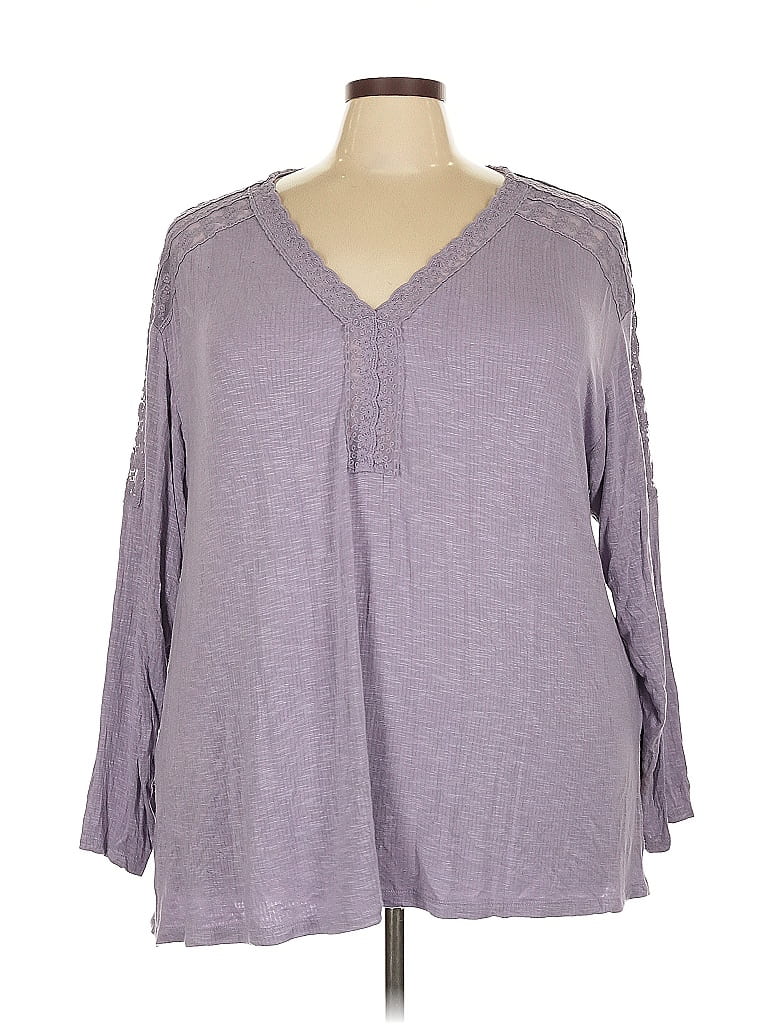 Torrid Gray 3/4 Sleeve Blouse Size 3X - 58% off | ThredUp