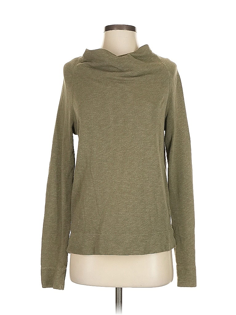 James Perse Green Sweatshirt Size L - 76% off | ThredUp