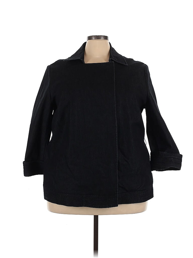 Apostrophe Black Jacket Size 22 - 50% off | ThredUp