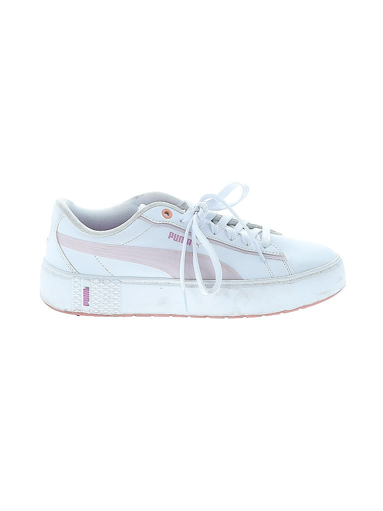 Puma White Sneakers Size 9 1/2 - 61% off | ThredUp
