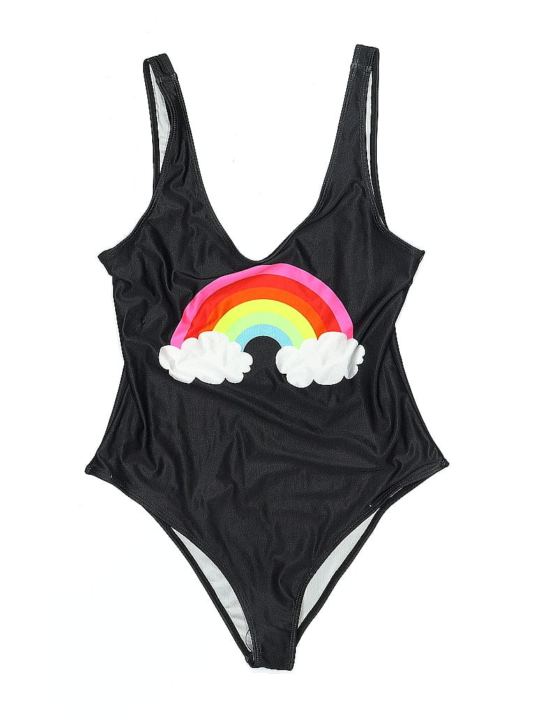 Goldsheep Graphic Black One Piece Swimsuit Size XL - 61% off | ThredUp