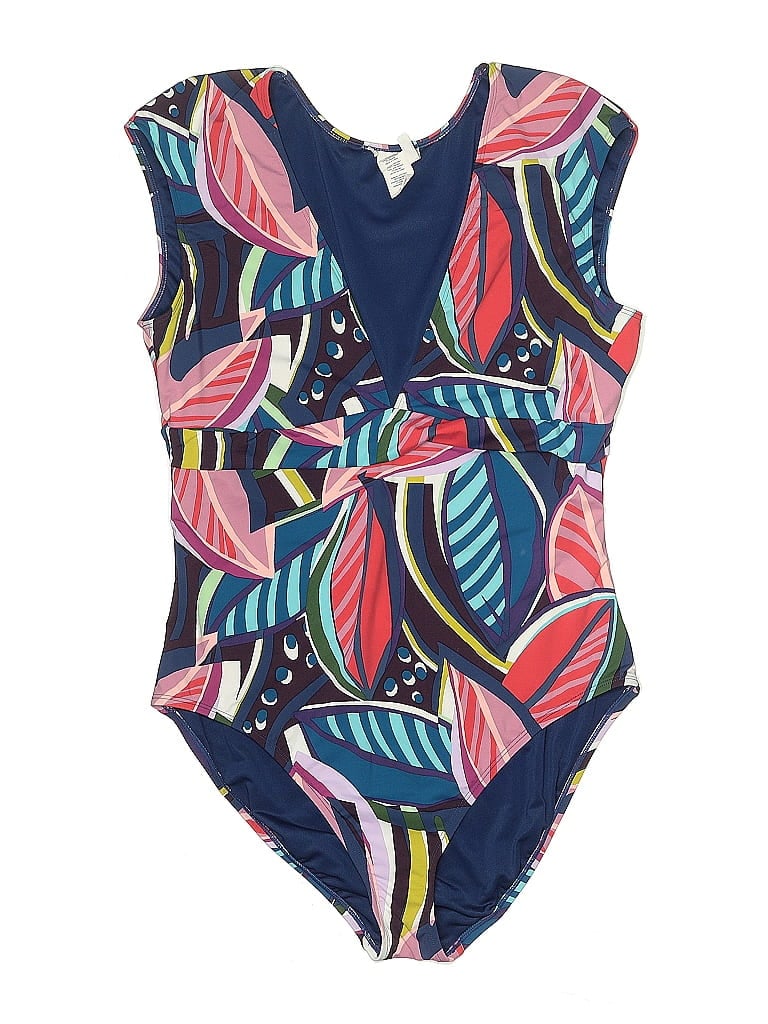 Bleu Rod Beattie Print Blue One Piece Swimsuit Size 14 - 66% off | ThredUp