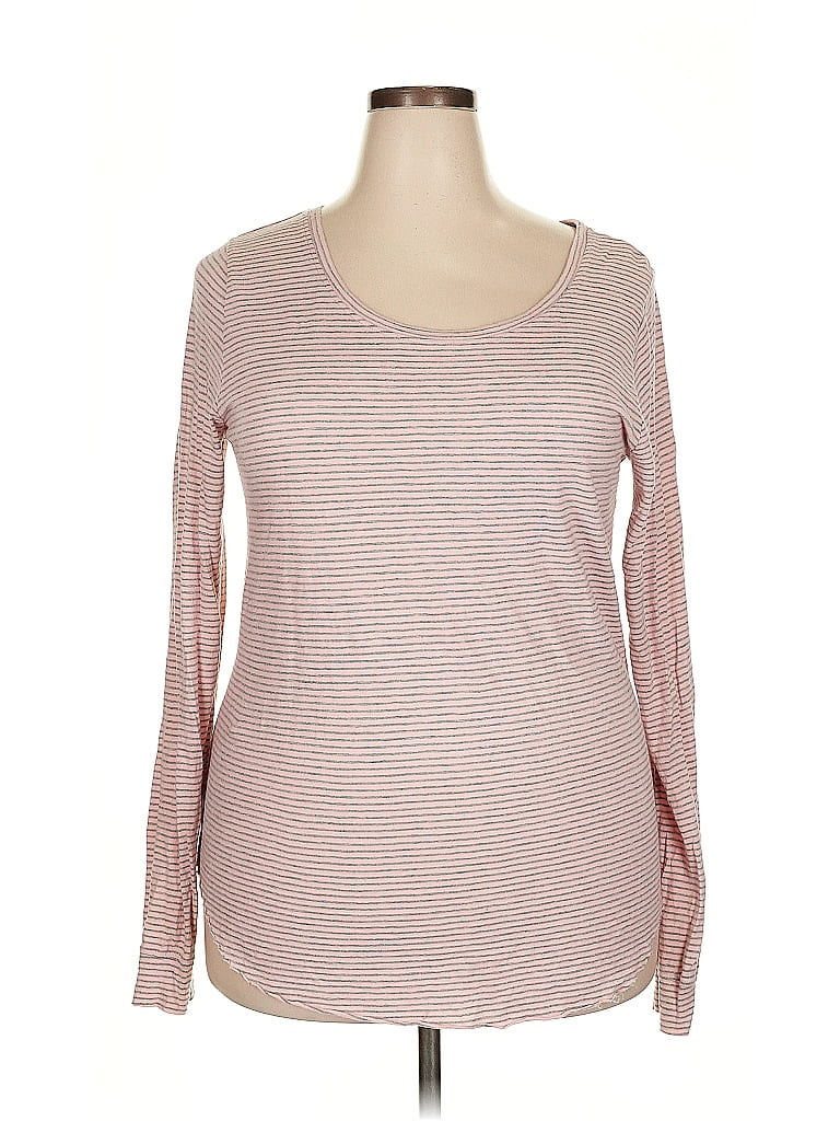 Junk Food Pink Long Sleeve Top Size XXL - 55% off | ThredUp