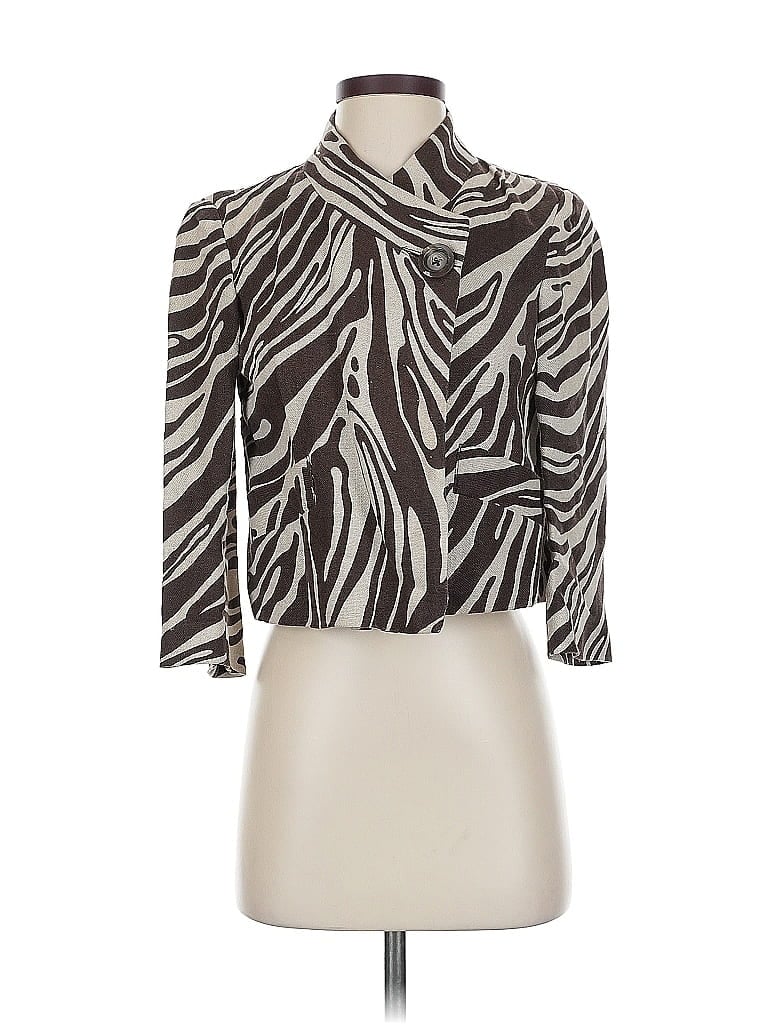 MICHAEL Michael Kors 100% Linen Ivory Blazer Size 2 (petite) - 80% off | ThredUp