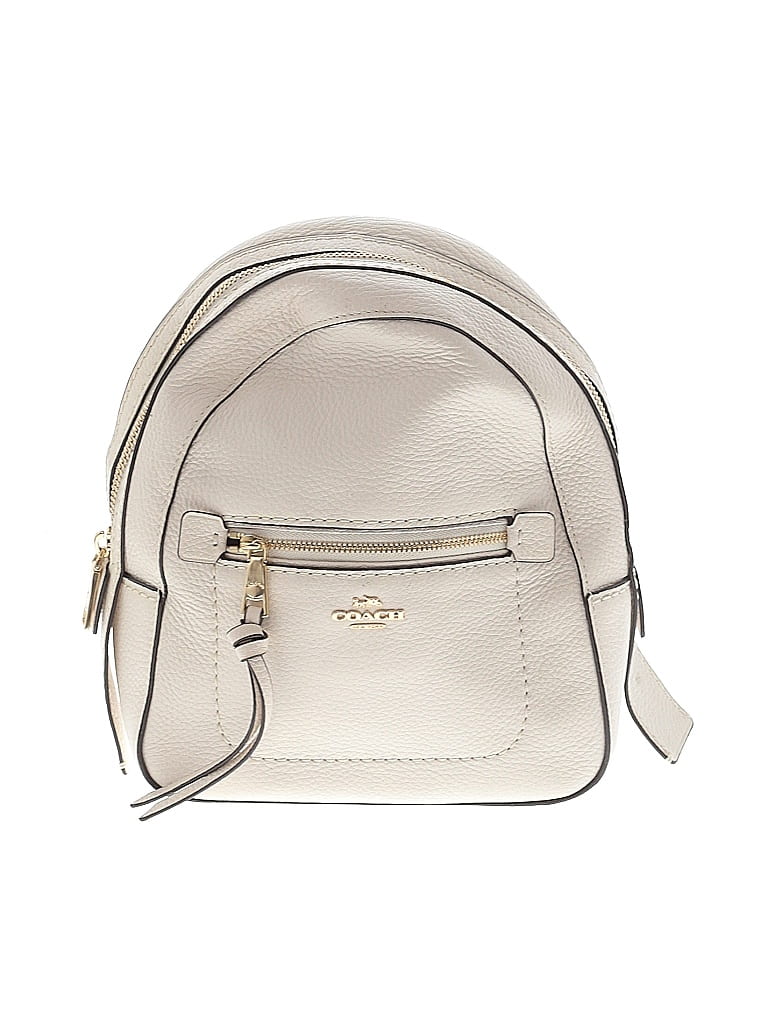 Coach Ivory Leather Backpack One size - 73% off | ThredUp