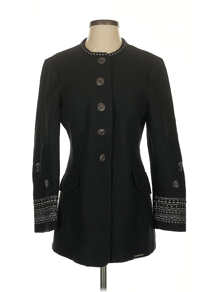Assorted Brands 100% Wool Black Wool Coat Size EU 36 / US 6 - 57% off ...